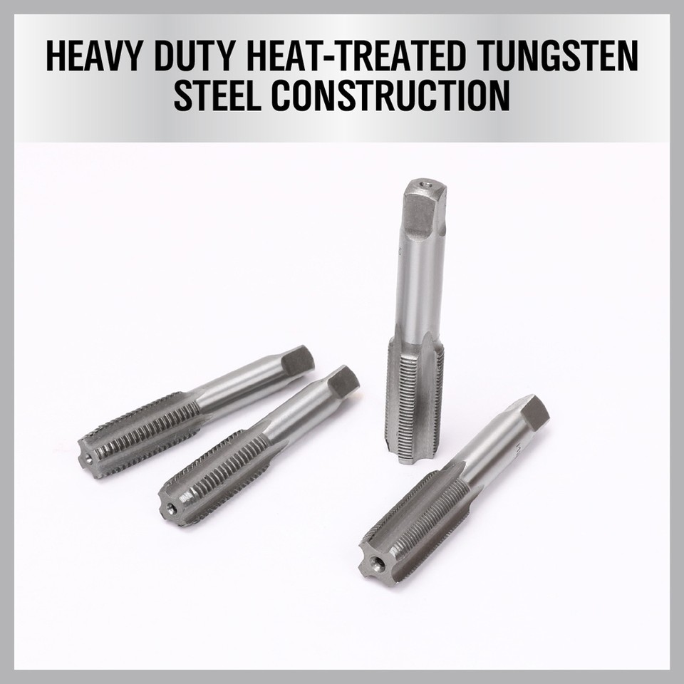 110 Pcs Tap And Die Set Metric Thread Cutting Tool Wrench Kit Tungsten ...