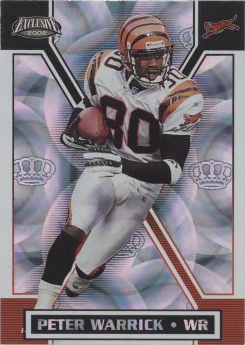 2002 Pacific Exclusive - Peter Warrick #38 for sale online | eBay