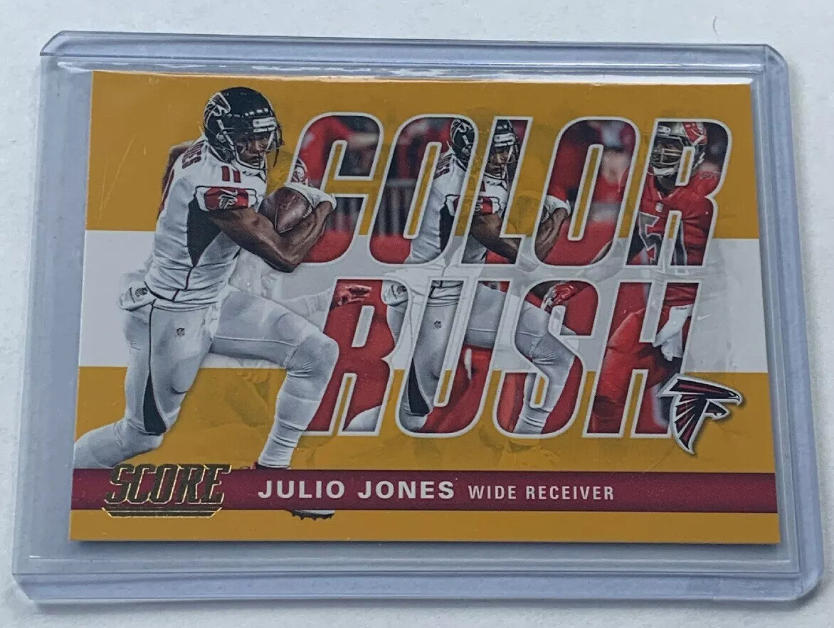 2017 Score - Color Rush Julio Jones #9 Gold for sale online | eBay