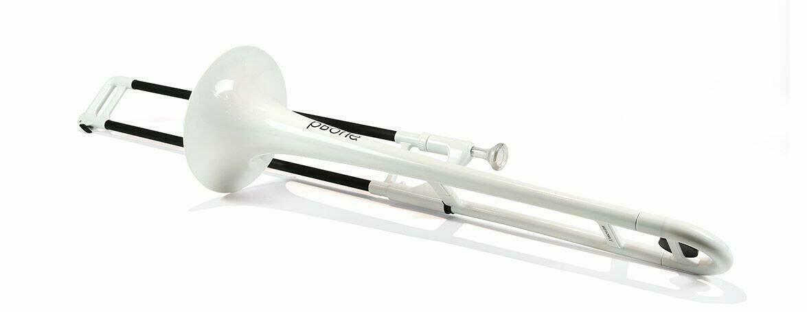 pInstruments pBone PBONE1W Trombone, Lightweight Versatile Durable ABS, White | eBay