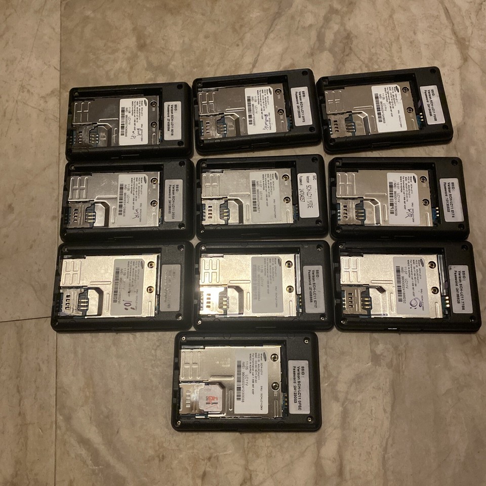 10 Verizon Samsung SCH-LC11 Jetpack 4G LTE Mobile Hotspot Modem No ...