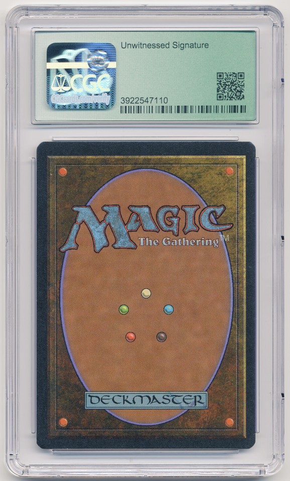 Graded Signed Hellfire CGC Legends English Artist Pete Venters MTG ...