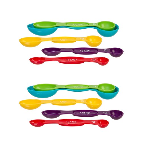 2x 5pc Progressive Prepworks Snap Fit Measuring Spoons Kitchen/Baking ...