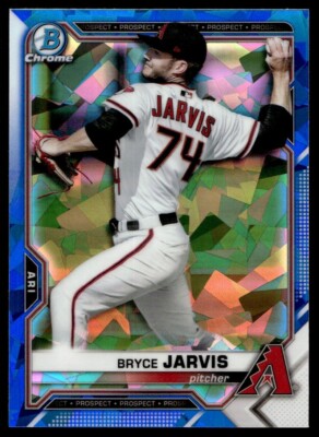 2021 Bowman Chrome Sapphire Bryce Jarvis G77 Arizona Diamondbacks #BCP ...