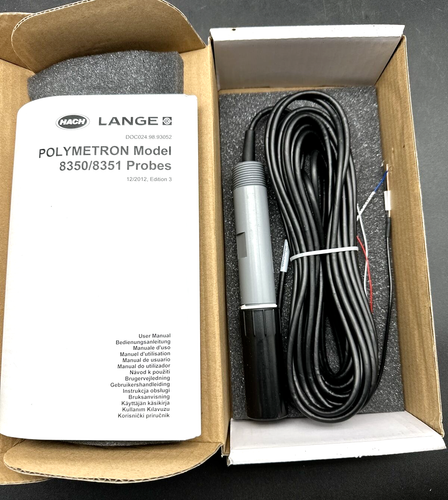 HACH Polymetron 8350 pH Combination Sensor Probe 3/4" analogue, for ...