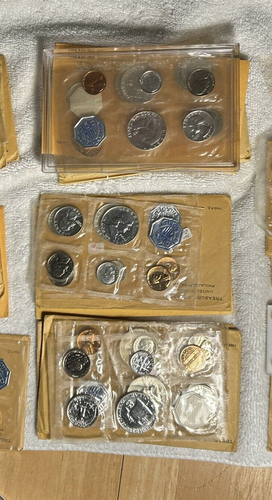 1956 TO 1964 PROOF SET LOT / 34 SETS / SEE DESCRIPTION FOR DATES ...