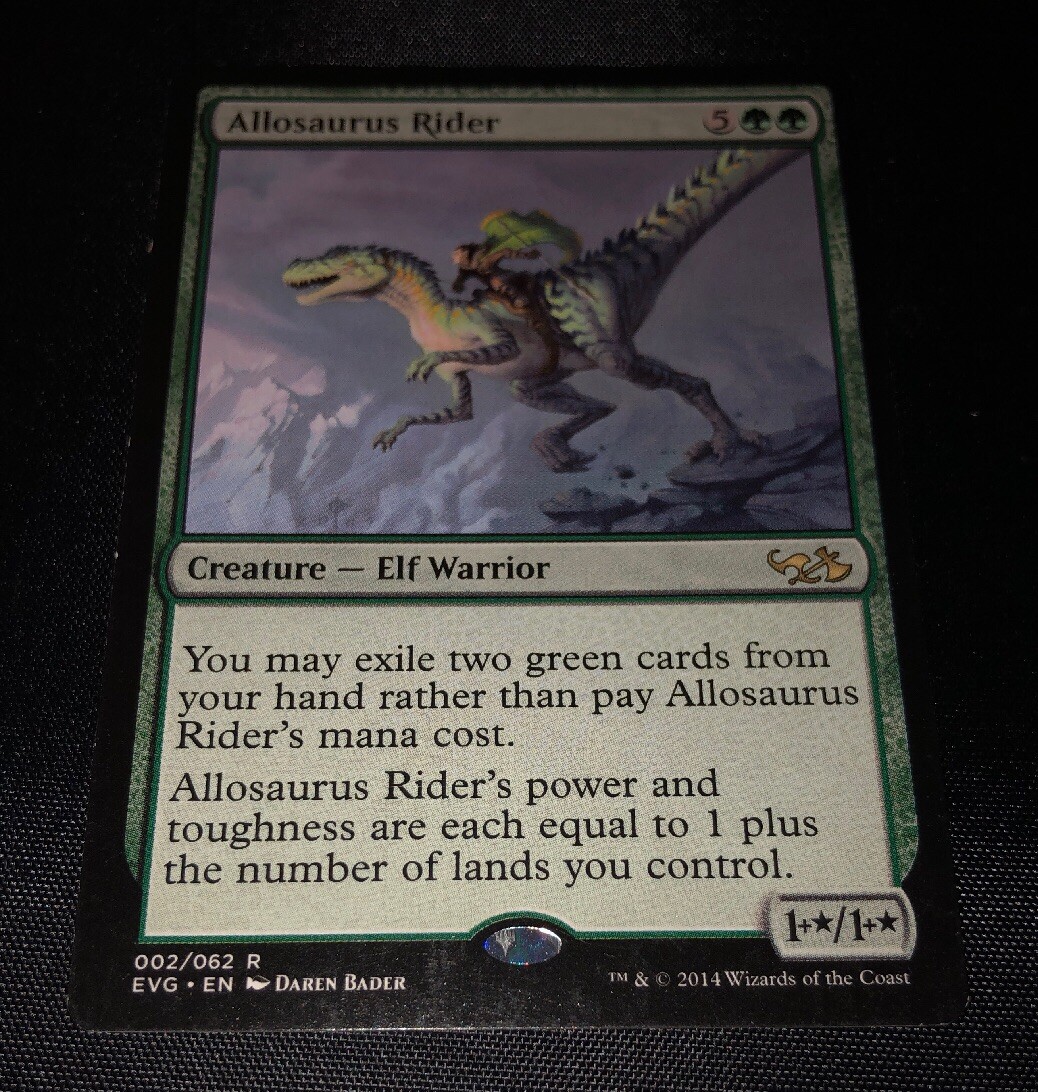 Allosaurus Rider - Duel Decks Anthology: Elves Vs. Goblins - Rare - MTG ...