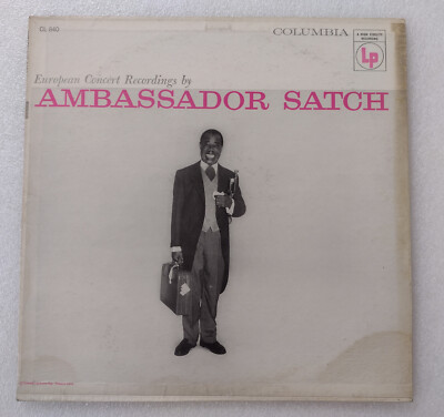 Louis Armstrong --- "Ambassador Satch" 1956 Monaural LP FREE SHIPPING ...