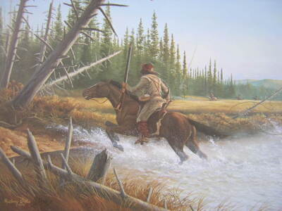 Harry Antis When Only One Skin Counts Mountain Man Signed Edition Art ...