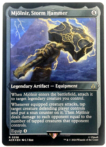 MTG Mjolnir, Storm Hammer FOIL ETCHED Assassin’s Creed 0258 NM | eBay