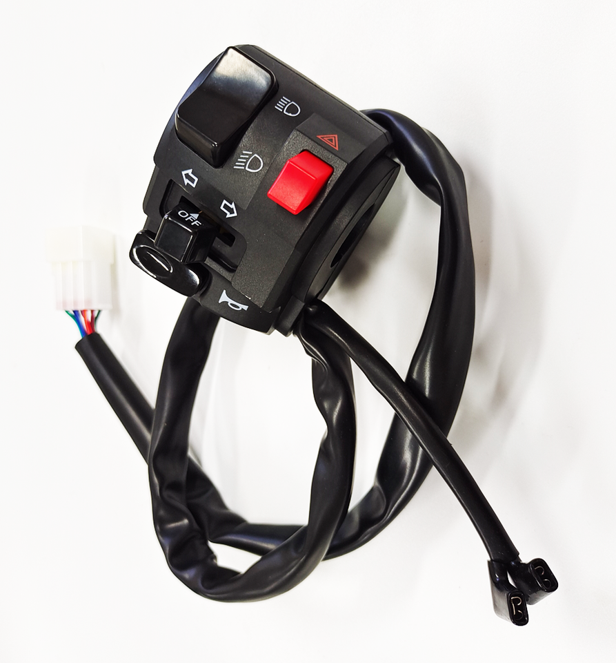 Motorcycle 7/8" left Handlebar Control Switch Turn Signal Start Stop ...