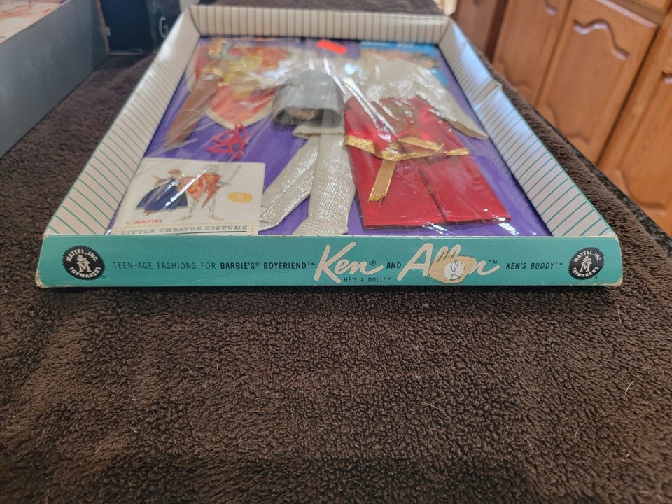 12” Vintage Mattel Barbie Ken Allan Outfit 1964 #0773 King Arthur ...