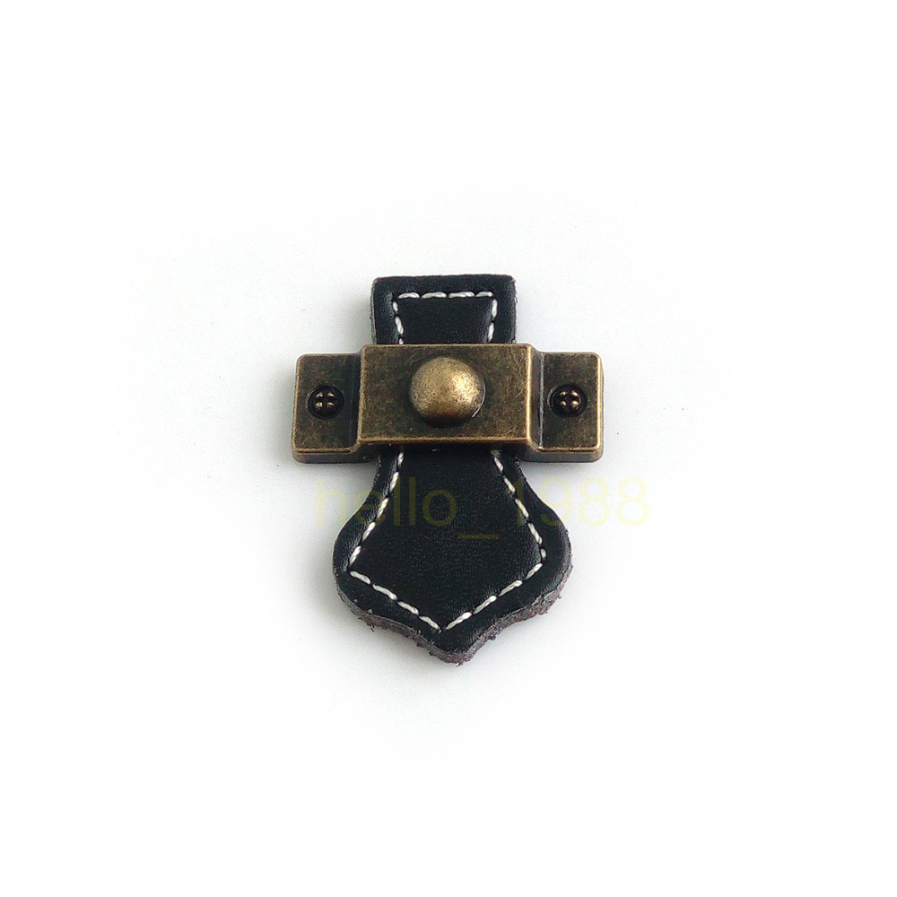 Black Leather Cabinet Handles Furniture European Wardrobe Drawer Pull ...