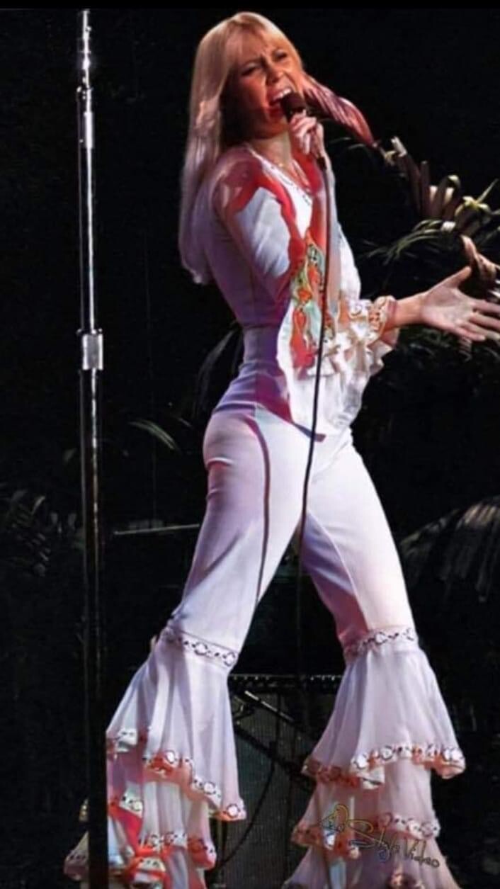 Iconic Beauty Scarce Large Photo ABBA Agnetha Faltskog Good Condition ...