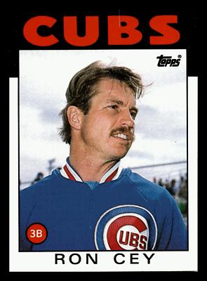 1986 Topps Ron Cey #669 Chicago Cubs Mint | eBay