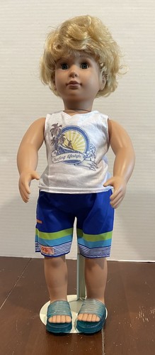 HTF Our Generation Boy Doll Leo with Outfit 18" Toy by Battat Curly ...