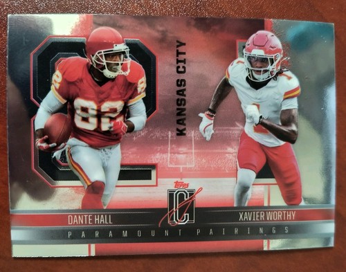 2025 Topps Signatu Series"Paramount Pairings" Dante Hall/Xavier Worthy ...