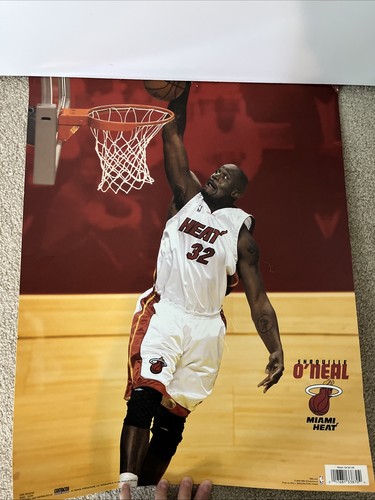 Shaquille O’Neal Poster COSTACOS 16x20 SHAQ Slam Dunk Miami Heat ...