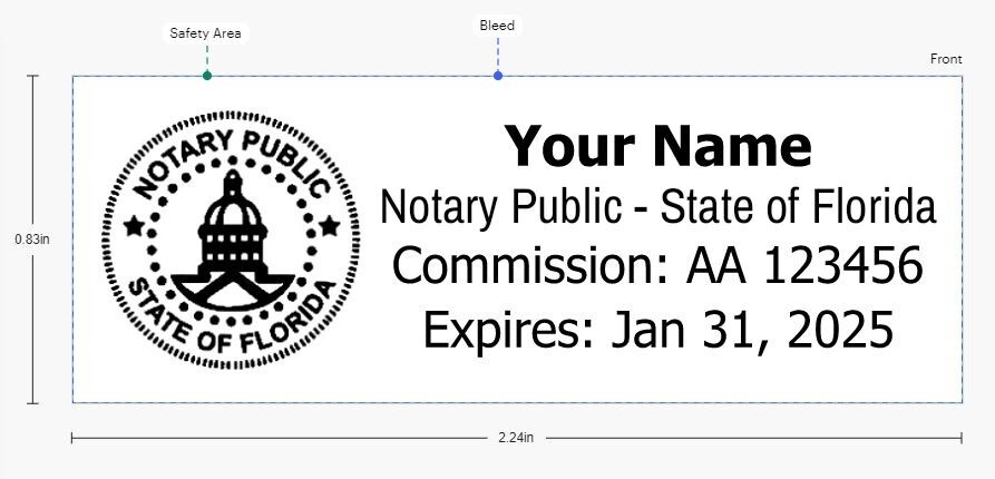 State Of Florida Notary Seal A Guide To Correcting Notary Certificates