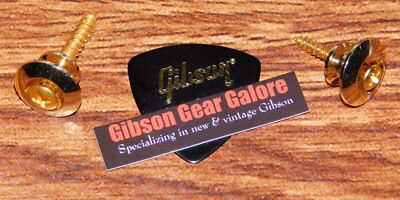 Gibson Les Paul Buttons Strap HP Gold Large Guitar Parts ES SG R9 ...