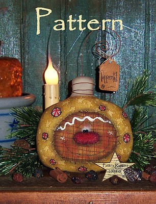 Primitive Patti's Ratties Original Christmas Gingerbread Tree Paper ...