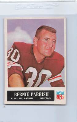 1965 Philadelphia #37 Bernie Parrish Browns EX *DA-C8291 | eBay