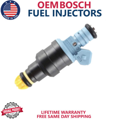 x1 NEW OEM BOSCH Fuel Injector For 1991, 1992 BMW 850i 5.0L V12 ...