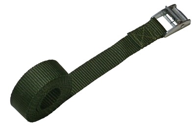25mm Webbing Strap with Alloy Metal Cam Buckle | eBay
