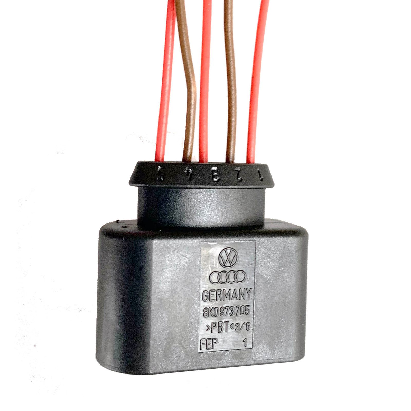 Genuine 5 Pin Mass Air Flow Connector Plug Wiring For Audi VW Skoda ...