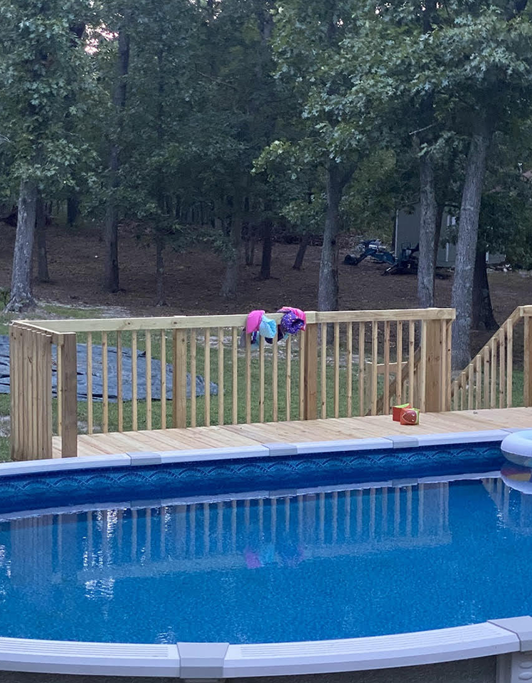 4' X 8' Above Ground Pool Deck Kit | eBay