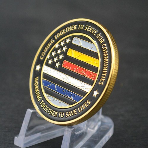 Commemorative Dispatch Fire Rescue Ems Police Challenge Coin Honor | eBay