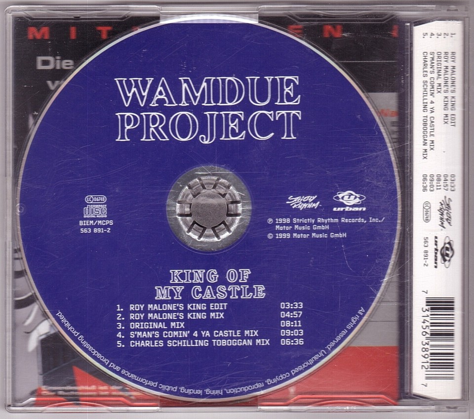 Wamdue Project - King Of My Castle (Maxi-CD 1999) 731456389127| eBay