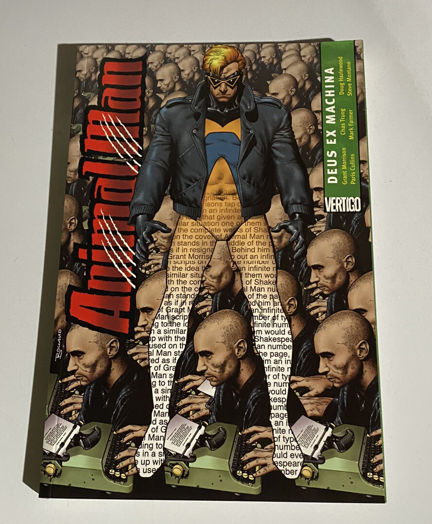 DC COMICS OOP Vertigo ANIMAL MAN Deus Ex Machina - Softcover Collected ...