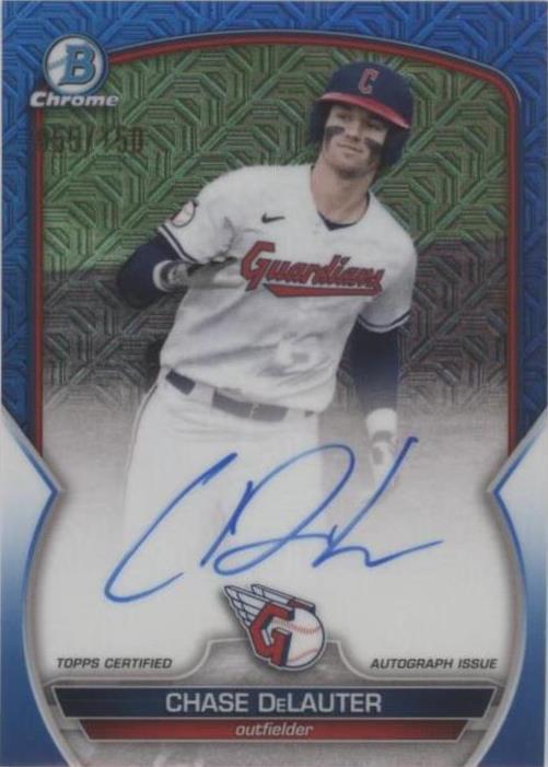 2023 Bowman - Chrome Prospect Mega Box Autographs Chase Delauter #BMA ...