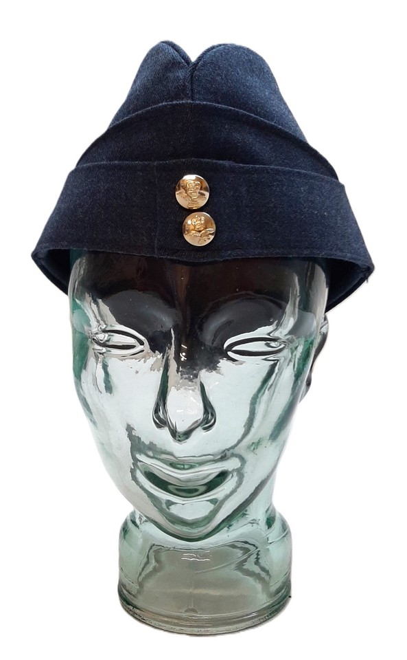 RAF Side Cap British Royal Air Force Forage Hat with Insignia Buttons ...