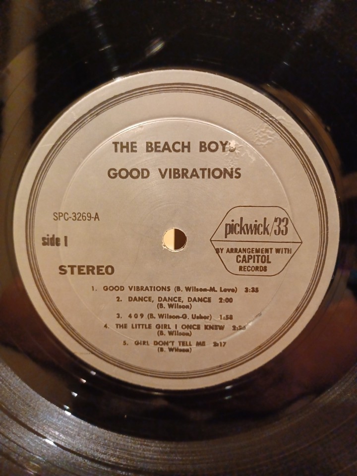 THE BEACH BOYS Good Vibrations USED RECORD IN VERY GOOD CONDITION WITH ...