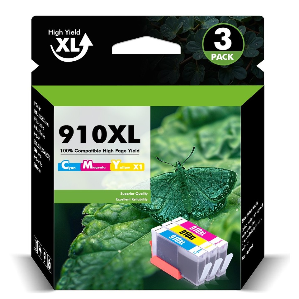 910XL Ink Cartridge for HP OfficeJet Pro 8010 8015 8020 8022 8025 8028 ...