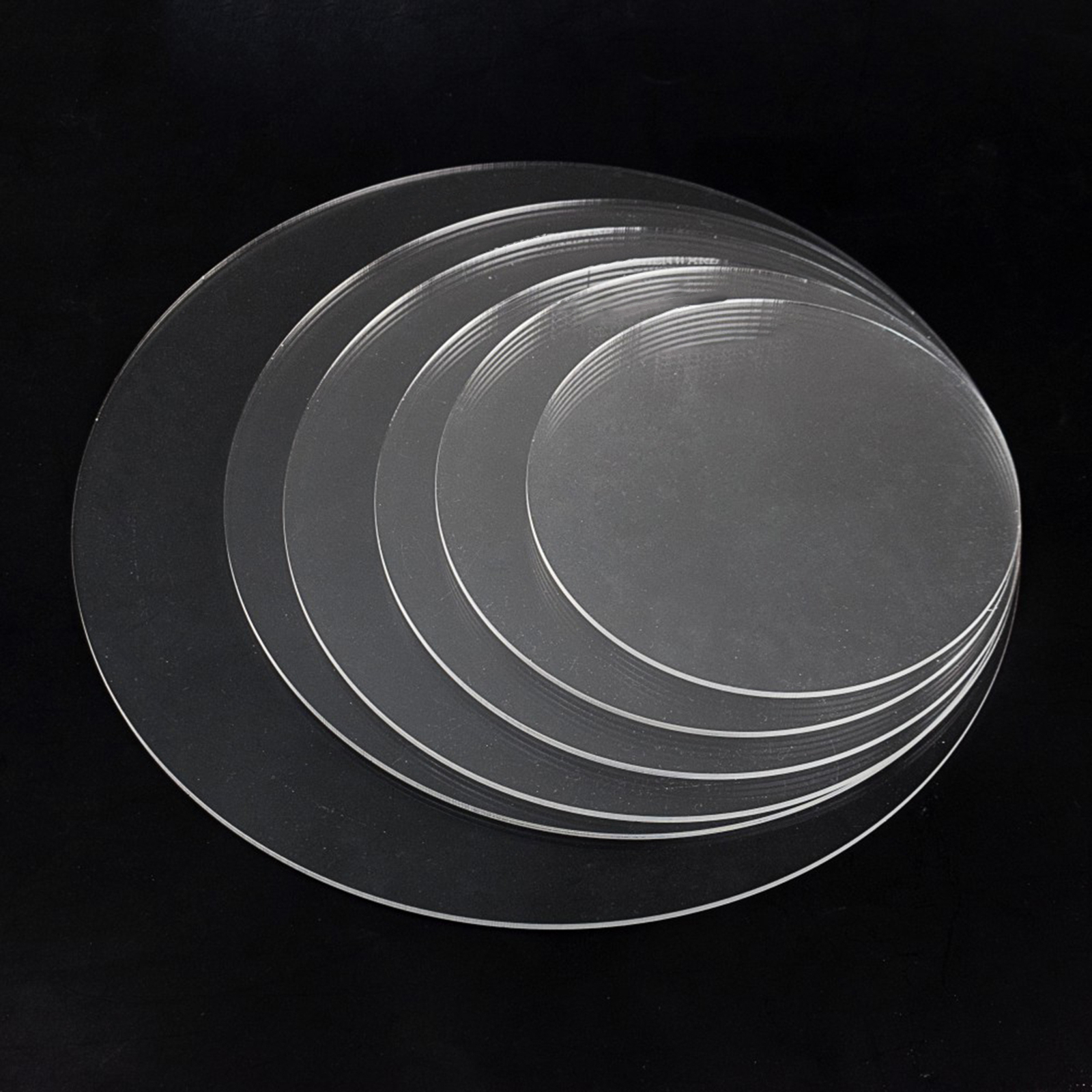 2pcs Cake Discs Non-sticky Reused Homemade Diy Cake Base Transparent | eBay