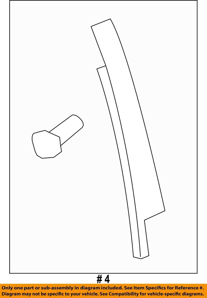GM OEM 07-23 Acadia Limited Front Door Exterior Trim-Applique 22825482 ...