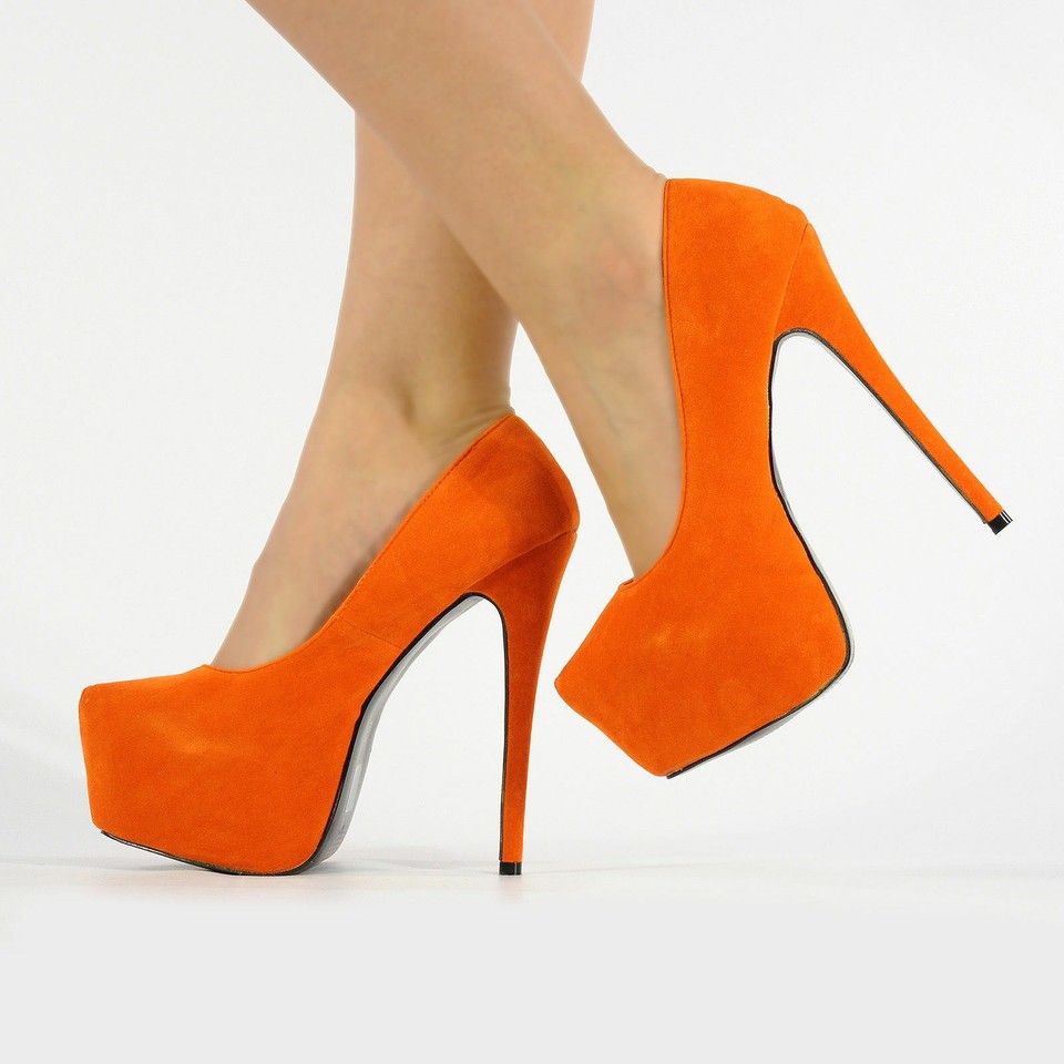 NEW WOMENS PARTY PLATFORM PUMPS KILLER HIGH HEELS STILETTO COURT SHOES ...