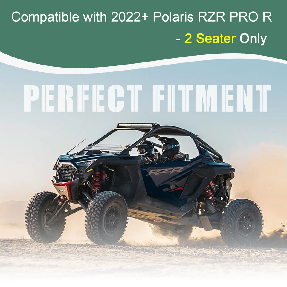 Adjustable Rear Bed Cargo Luggage Rack For 2022-2025 Polaris RZR Pro R ...