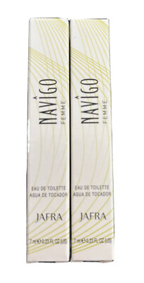2 X JAFRA WOMEN'S MINI FRAGRANCE MIST/TRAVEL SIZE 7 ml/.23 fl.oz Navigo ...