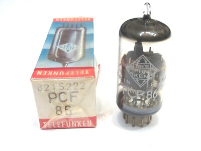 Original Telefunken Radio Röhre PCF86 PCF 86 Valve Tube TV Radioröhre ...