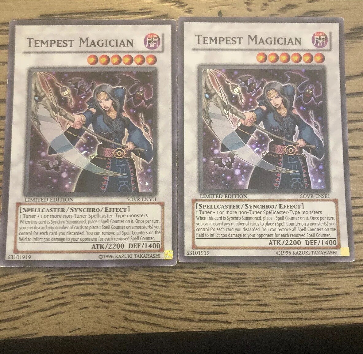 Tempest Magician SUPER RARE *** Yugioh SOVR-ENSE1 Limited Ed - LP | eBay