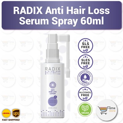 RADIX Anti Chute de Cheveux %5 Procapil Lotion, Sérum Cheveux Spray 60ml | eBay