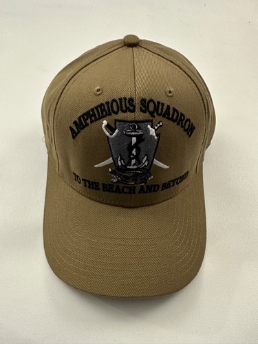 The Corps Amphibious Squadron Logo Beige Baseball Cap Hat One Size | eBay