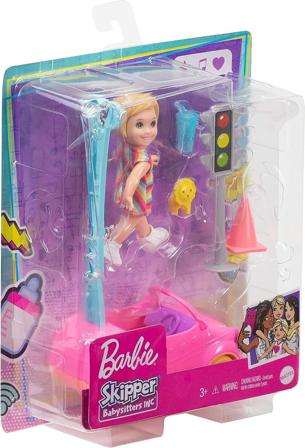 Barbie GRP17 Skipper Babysitters Inc. Accessories Set with Small ...