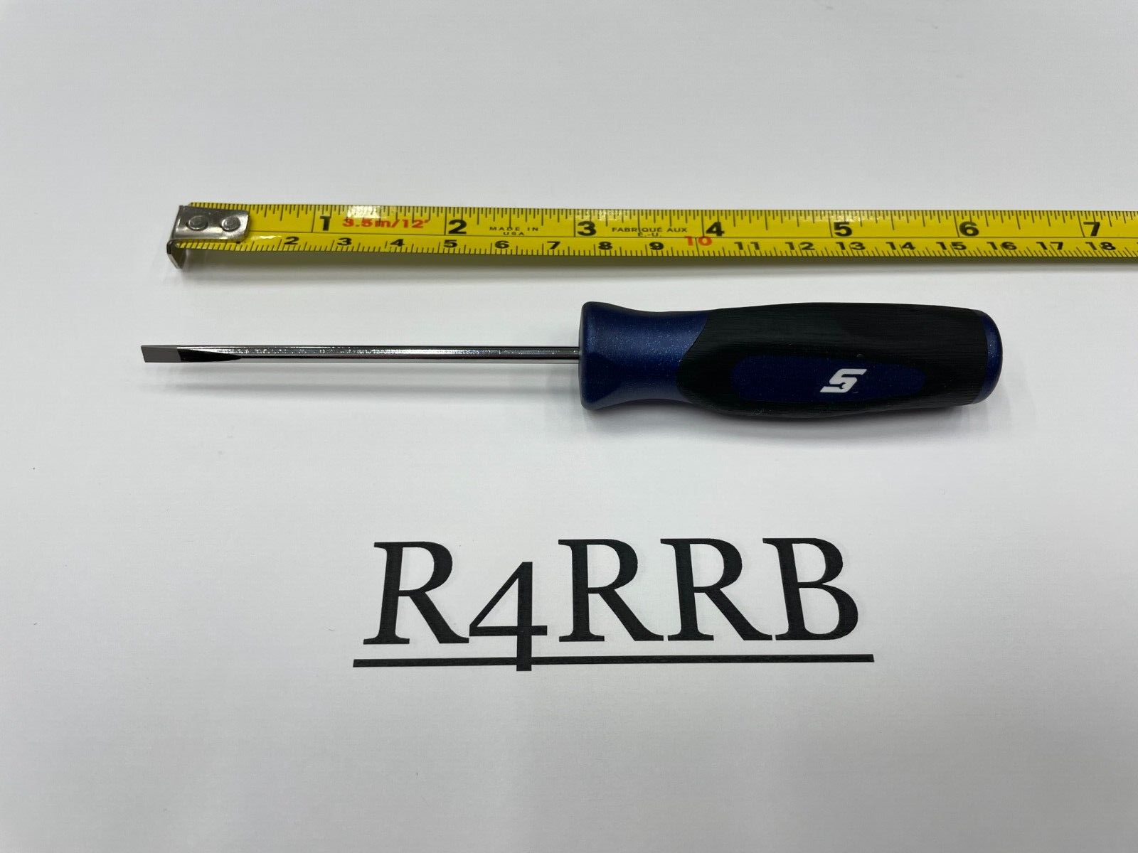 Snap-on Tools NEW 5pc POWER BLUE Soft Grip Flat Head Screwdriver Set ...