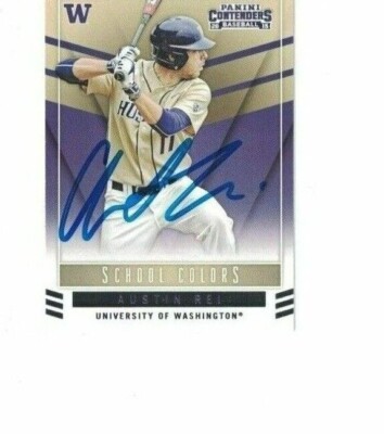 AUSTIN REI RC SIGNED IP 2015 PANINI CONTENDERS BASEBALL #37 ROOKIE AUTO ...