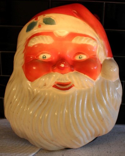 Vintage Noma Santa Head Face Light Original Box 14" x 12" | eBay